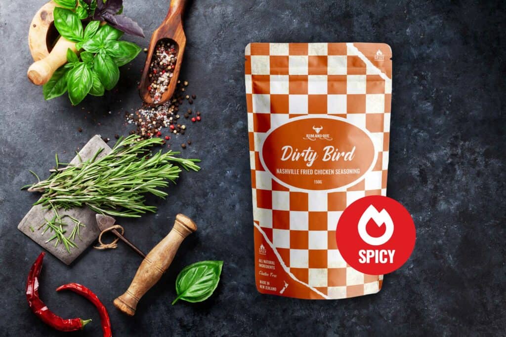 Rum & Que Dirty Bird Nashville Fried Chicken Seasoning - Omak Meats Butcher